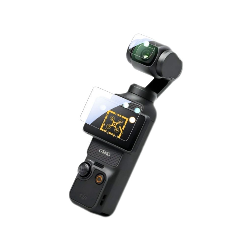 Tempered Glass Screen Protector Kits Compatible with DJI OSMO Pocket 3 ...