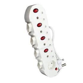 9 Way Multi-plug with 4 illuminated switches | Shop Today. Get it ...