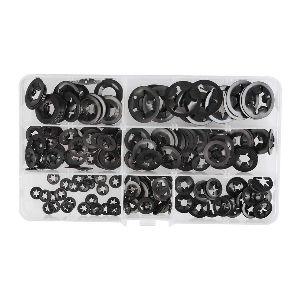 Tool DIY Internal Tooth Starlock Push On Lock Washers 340pcs (M3-M12 ...