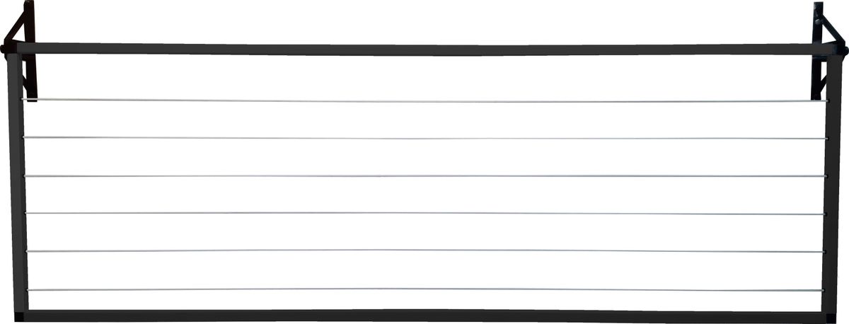 Aluminium Fold Away Wash Line - Black | Shop Today. Get it Tomorrow ...