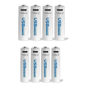 AA & AAA USB Rechargeable Battery Set - Eco-Friendly Power Solution ...