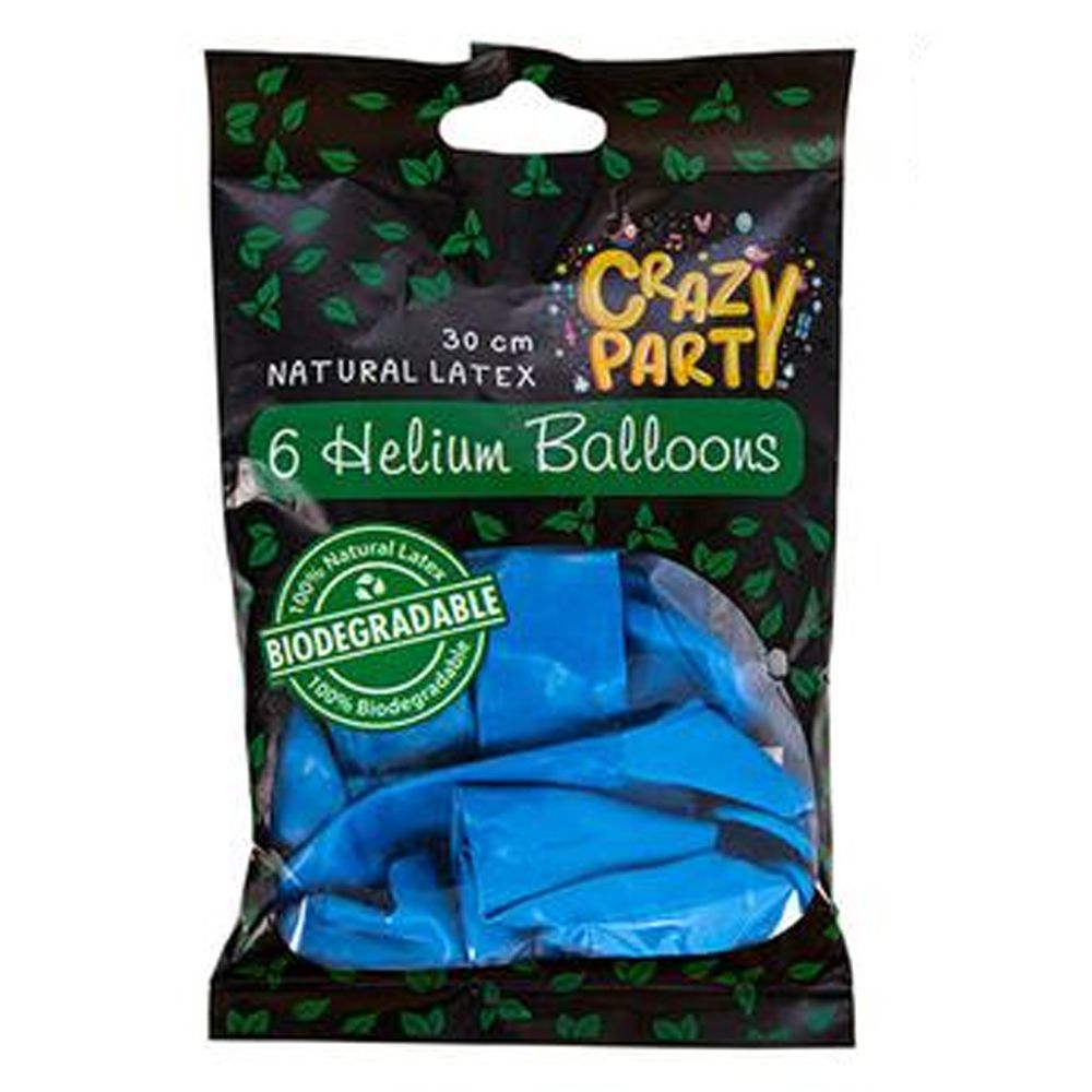 Balloons Helium Biodegradeable Blue - 6 Piece | Shop Today. Get it ...