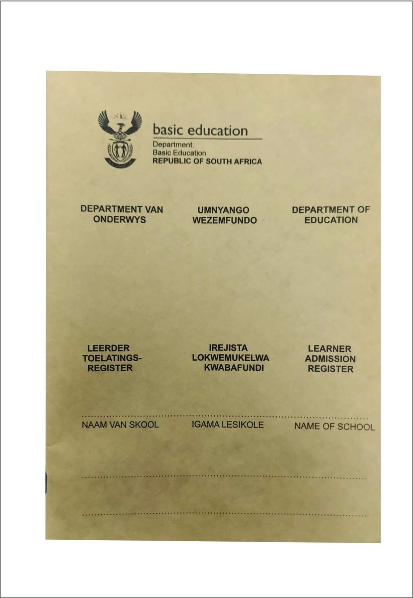 Learner Admission Register | Shop Today. Get it Tomorrow! | takealot.com