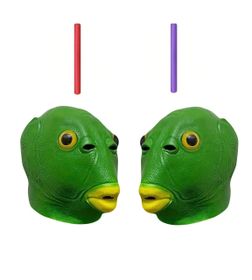 2 Green Fish Head Mask Animal Theme and 2 Foam Noodles | Shop Today ...