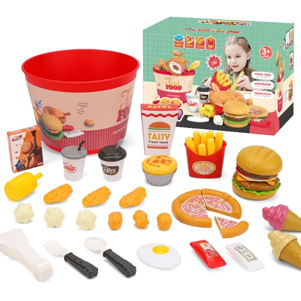 Time2Play Kids Fast Food Bucket Set - 32 Piece | Shop Today. Get it ...