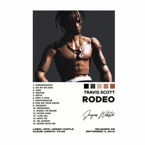 Travis Scott Rodeo Album Tracklist - A1 Poster | Shop Today. Get it ... Travis Scott Rodeo Album Tracklist - A1 Poster | Shop Today. Get it ...