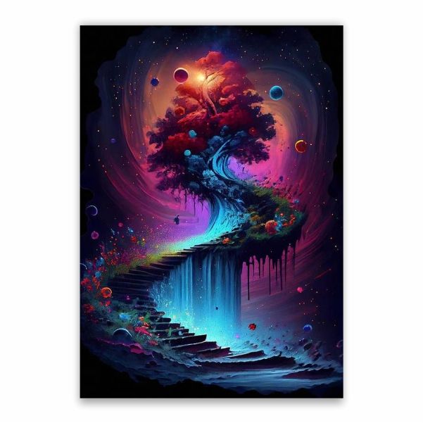 Outer Space Tree Decorative Poster - A1 | Shop Today. Get it Tomorrow ...