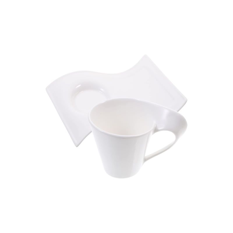 Wave Style Kitchen Cup With Saucer ZG9001B | Shop Today. Get it ...