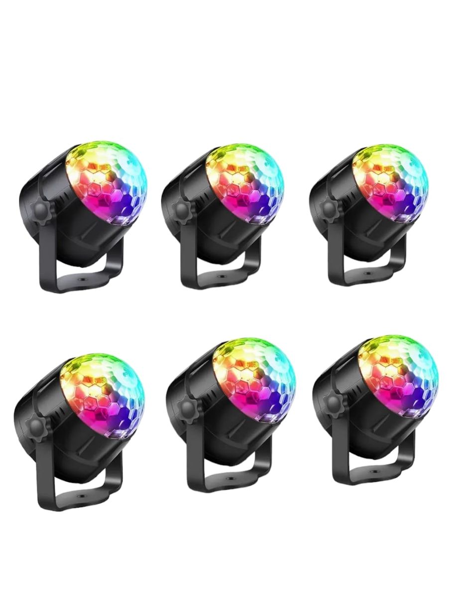 LED RBG Disco Ball Activated Party Light - Pack of 6 | Shop Today. Get ...