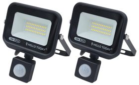 Hello Today LED Flood Light With Motion Sensor 30W - 2 Pack | Shop ...