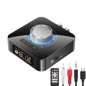 Digital Bluetooth V5.0 Audio Transmitter Receiver Wireless 3.5mm Aux ...