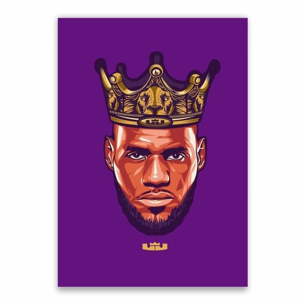 King Lebron James Poster - A1 | Shop Today. Get it Tomorrow! | takealot.com