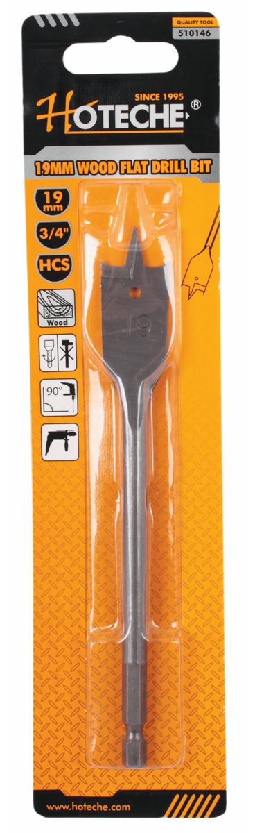 Hoteche 19mm Flat Wood Drill Bit | Shop Today. Get it Tomorrow ...