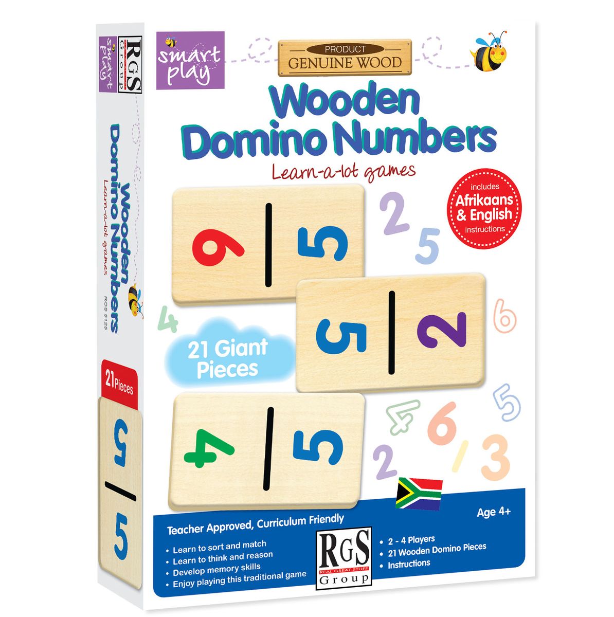 RGS Group Wooden Domino Numbers Educational Counting Game | Shop Today ...
