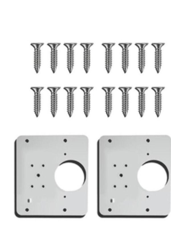 Hinge Repair Plate For Cabinet, Furniture Drawer or Window - 2 Pieces ...