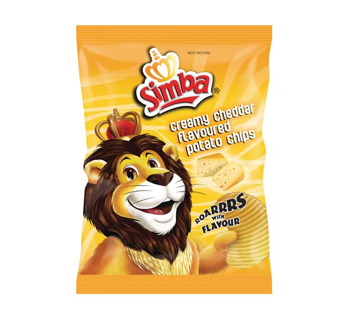 Simba Potato Chips - Creamy Cheddar (24 x 36G) | Shop Today. Get it ...