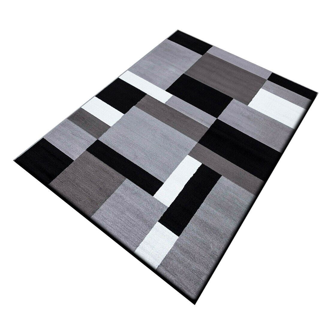 Elegant and Washable Grey/Black Luxury Rug | Shop Today. Get it ...