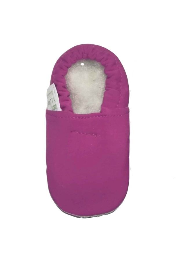 Pitta-Patta Soft Fleece Baby Shoe Slippers - Mulberry Size 4 | Shop ...