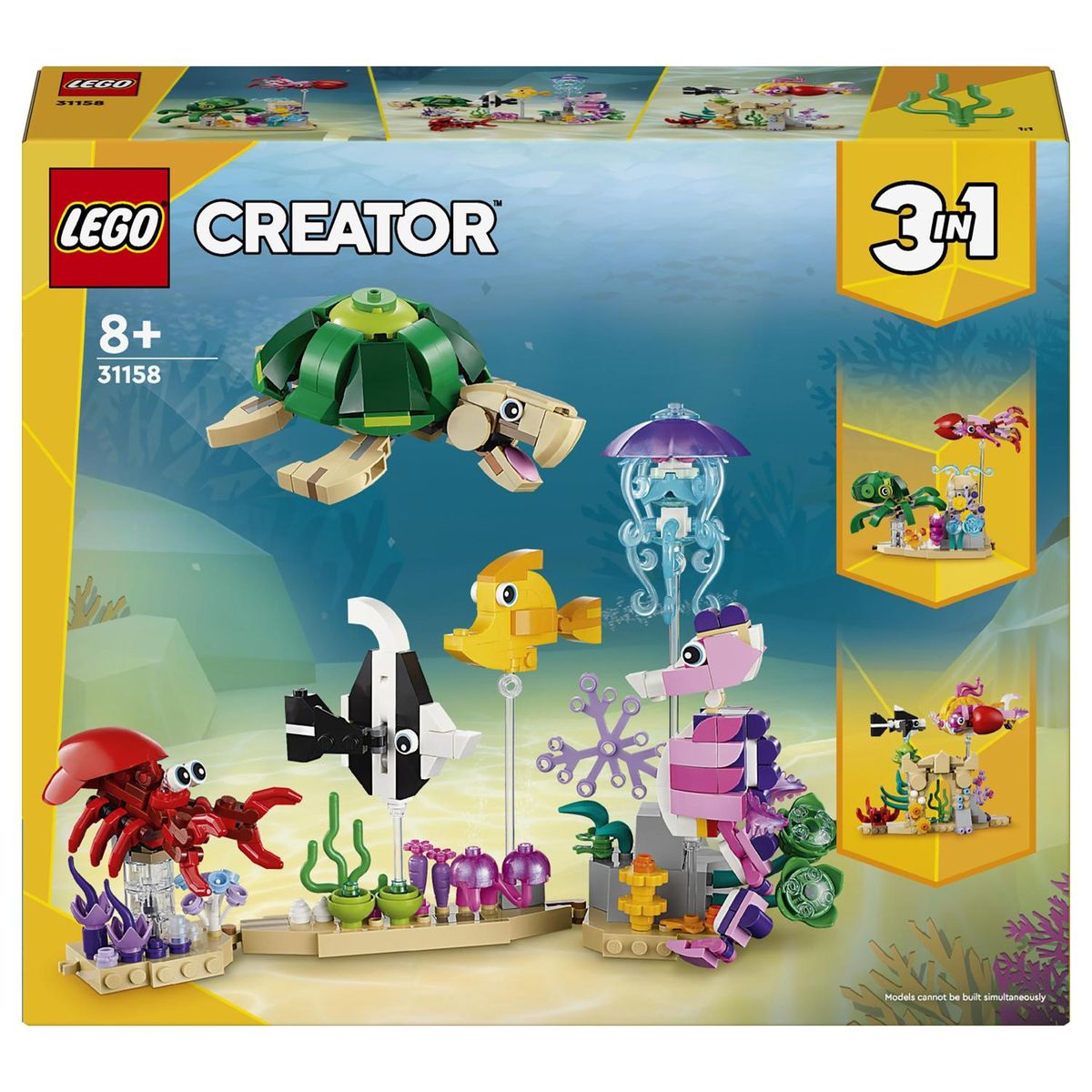 LEGO® Creator 3in1 Sea Animals 31158 Building Toy Set Building Toy Cars ...