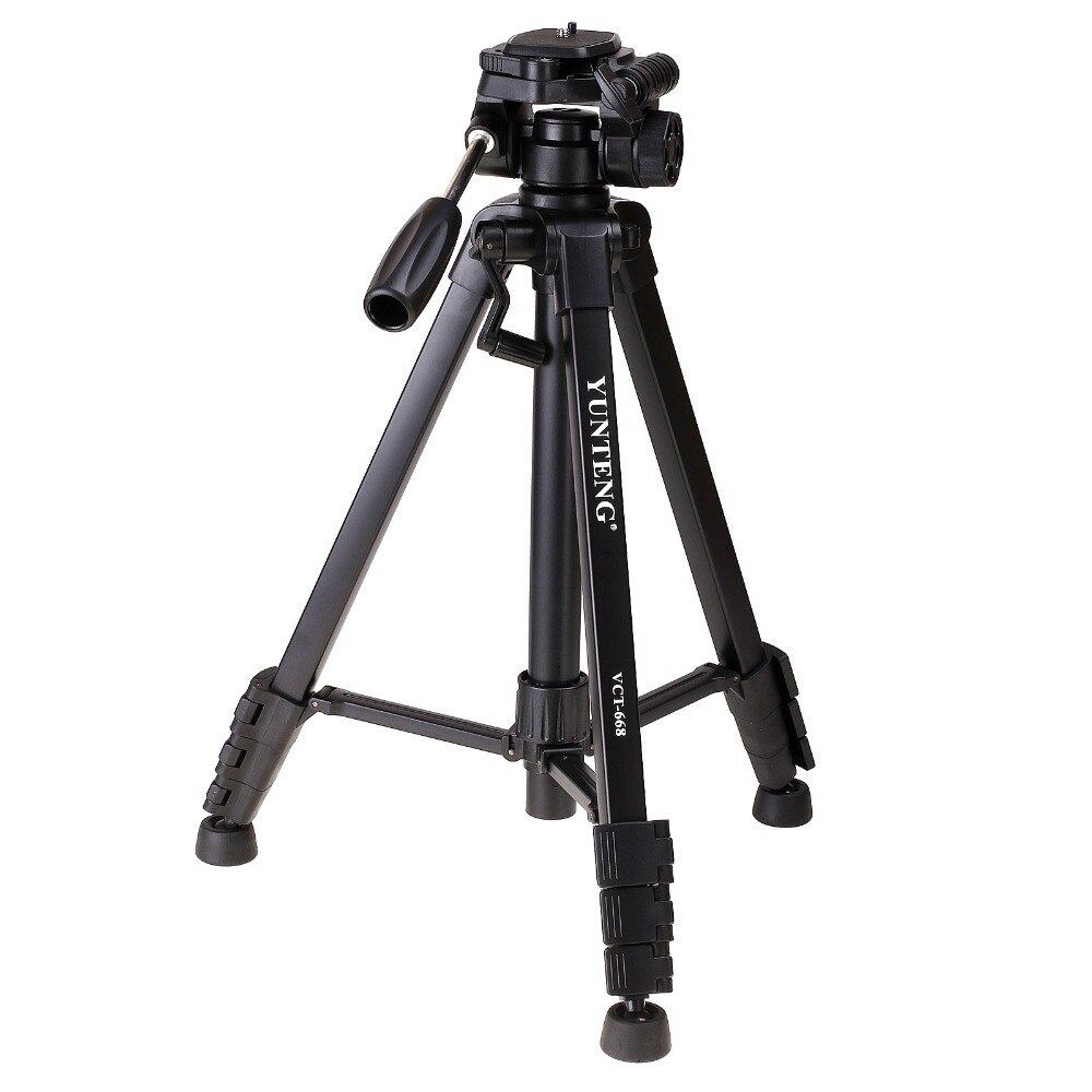 Yunteng VCT-668 Pro Camera Tripod with Damping Head Fluid Pan for SLR ...