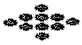 Kitchen Labels for Containers - Set of 10 Afrikaans | Shop Today. Get ...