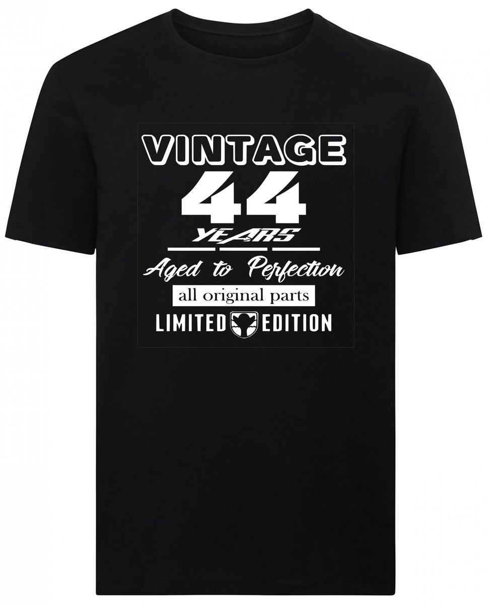Vintage 44 Limited Edition Birthday Tshirt | Shop Today. Get it ...