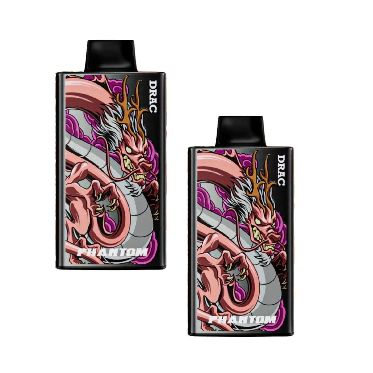 Nasty Drag-on 25000 Puffs White Peach Raspberry (Phantom) - 2-Pack ...