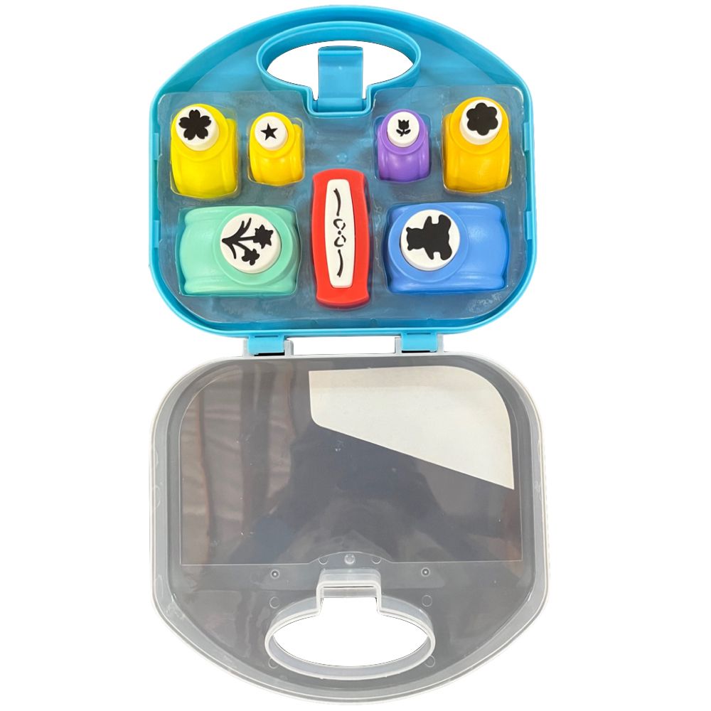 Craft Multi-Use Scrapbooking Border Punch With 6pcs Shape Cutting Punch ...