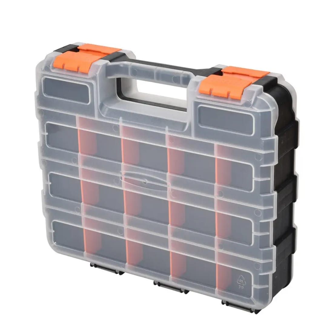 Double-Sided Tool Organizer with Removable Adjustable Compartments ...