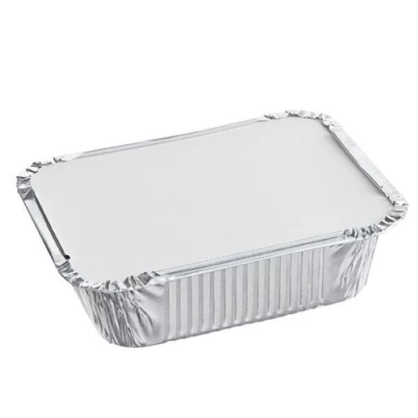 Disposable Aluminum Foil Containers with lid for Takeout Food, Catering ...