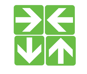 Safety Signs - Directional Arrows - ABS Sign Boards | Shop Today. Get ...