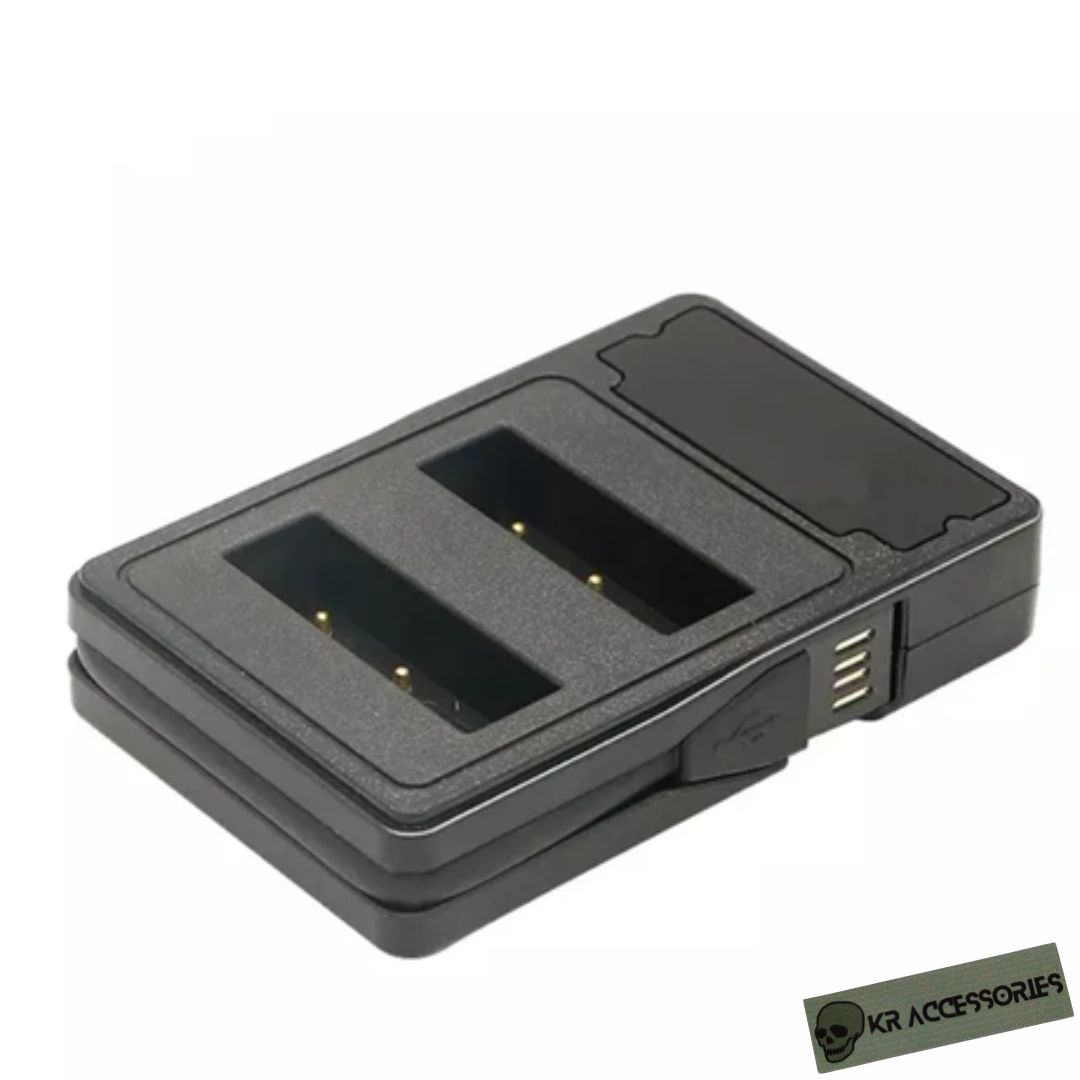 Dual USB Battery Charger with LCD Display Screen for GoPro Hero9/10/11 ...