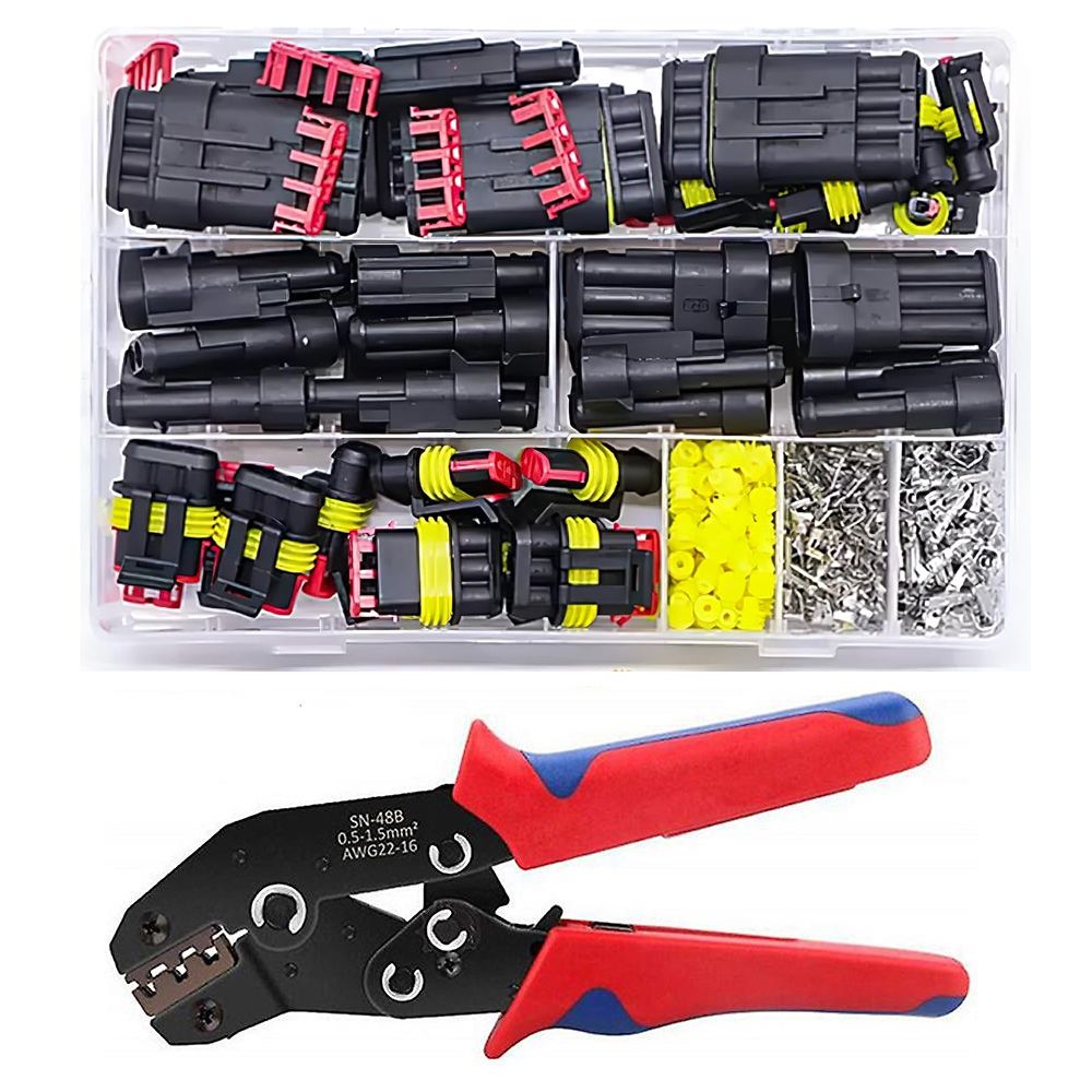 Tool DIY Multifunctional 352 Pieces Electric Terminal Connector Kit ...