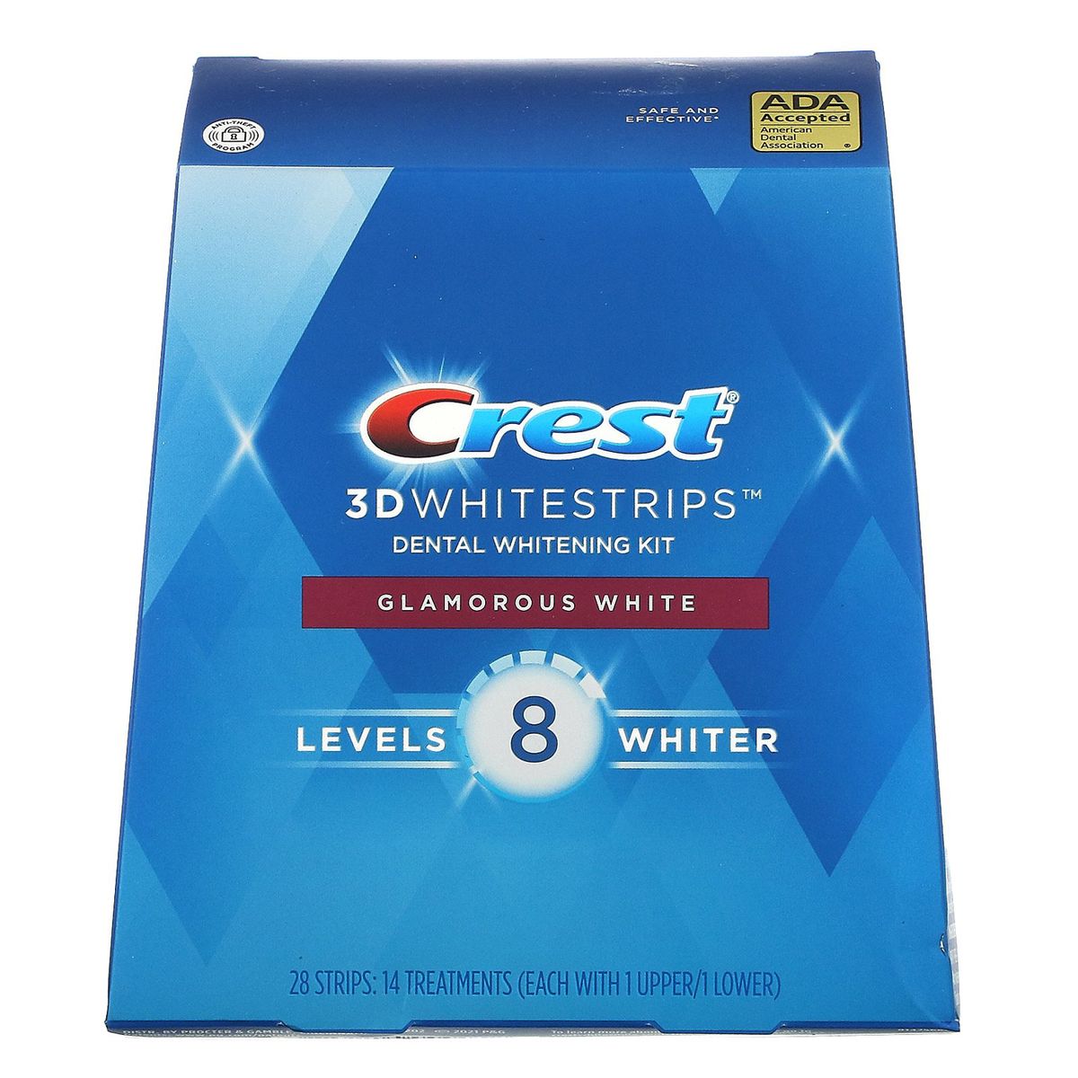 Crest 3D White Glamorous 28 Teeth Whitening Strips Shop Today Get It