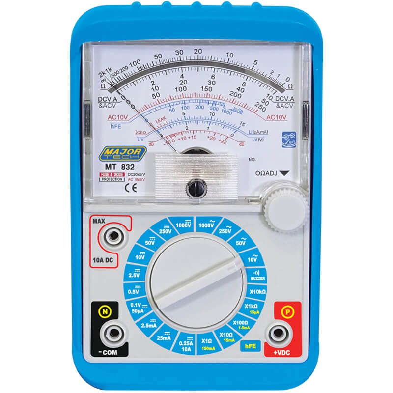 Major Tech Analogue Multimeter (MT832) | Shop Today. Get it Tomorrow ...