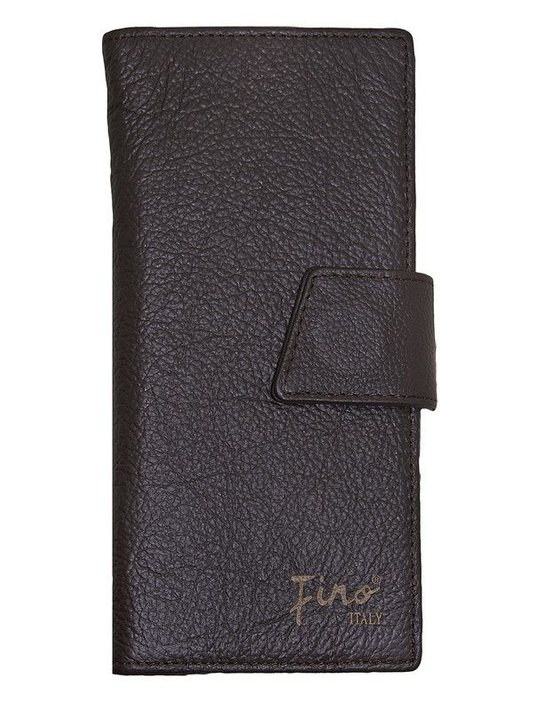 Fino HL-1407 Unisex Genuine Leather Bifold Card Holder Wallet with SD ...