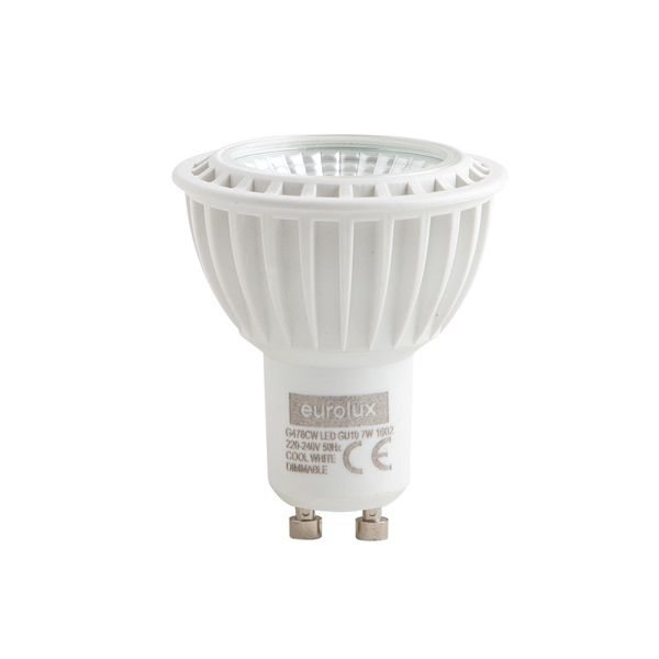 Eurolux - LED GU10 7w Cool White Dimmable | Shop Today. Get it Tomorrow! | takealot.com