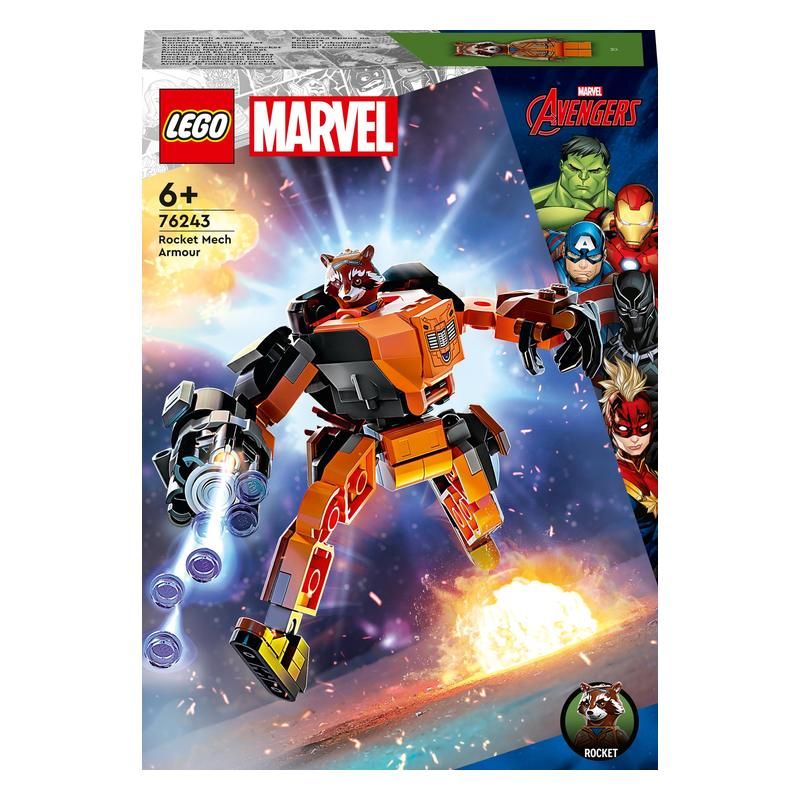 LEGO® Marvel Rocket Mech Armour 76243 Building Toy Set (98 Pieces ...
