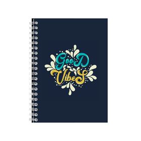 Good Vibes Notebook - Motivational Gift Idea - Writing Books Notepad ...