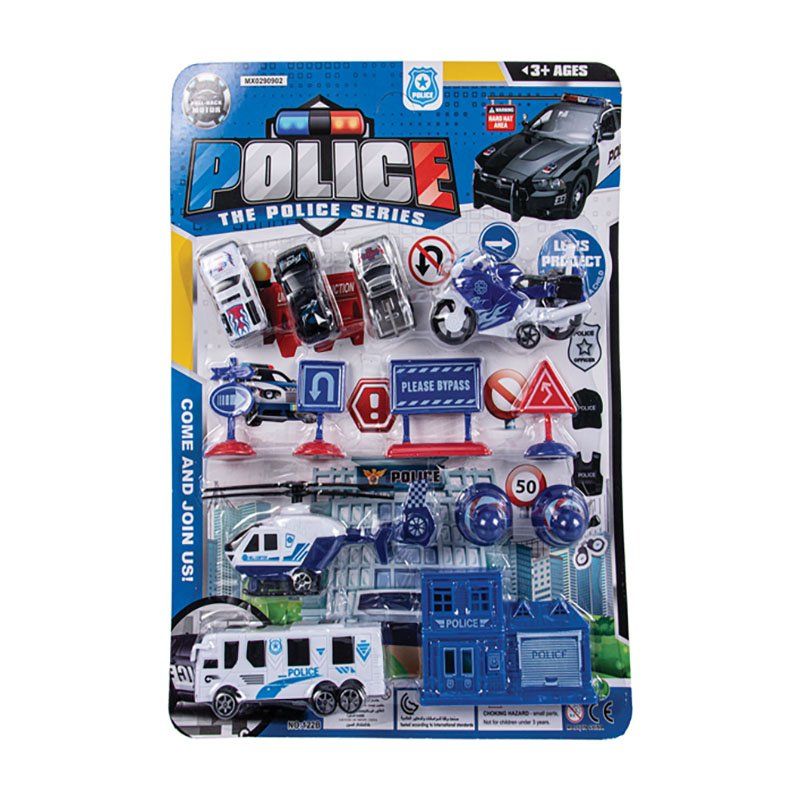 Bulk Pack x 1 Vehicle Playset Police Force 43x32cm | Shop Today. Get it ...