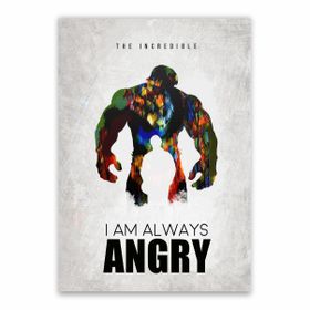 Incredible Hulk Angry Poster - A1 | Shop Today. Get it Tomorrow ...