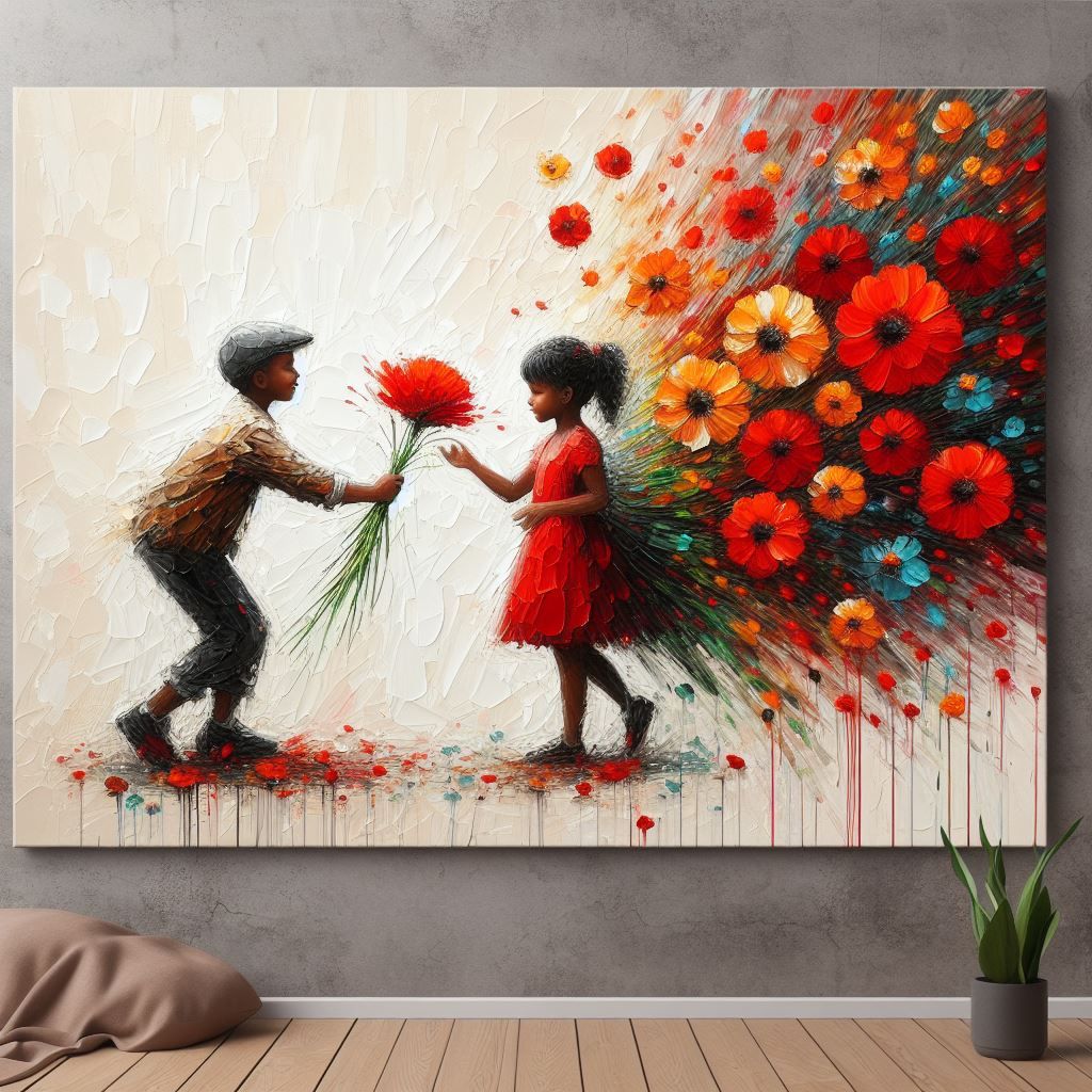 Different: Canvas Wall art - Romantic Boy | Shop Today. Get it Tomorrow ...