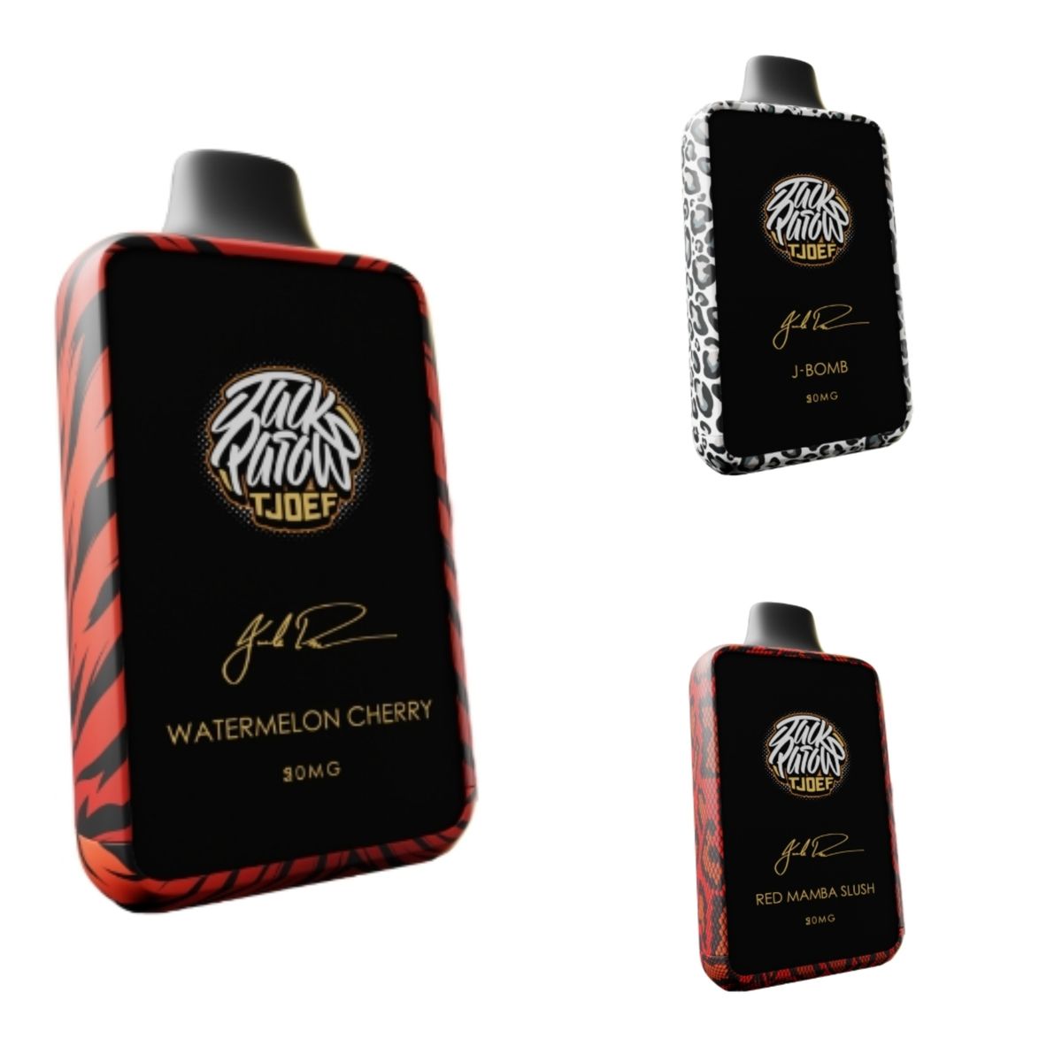 Jack Parow Tjoef 10000 Puffs Disposable Vape 20MG - Combo (Pack of 3 ...