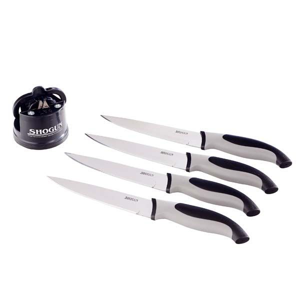 Shogun Kitchen Knife & Sharpening Set | Shop Today. Get it Tomorrow ...