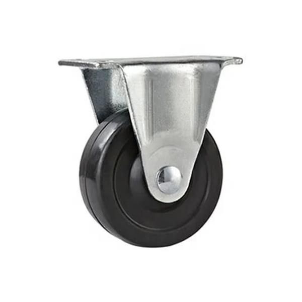 Light Duty Nylon Sleeve Swivel Head Solid Rubber Caster Panel Cart ...