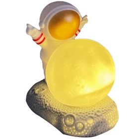 LED Desktop Lamp Astronaut Night Light Cute Spaceman Moon Night Light ...