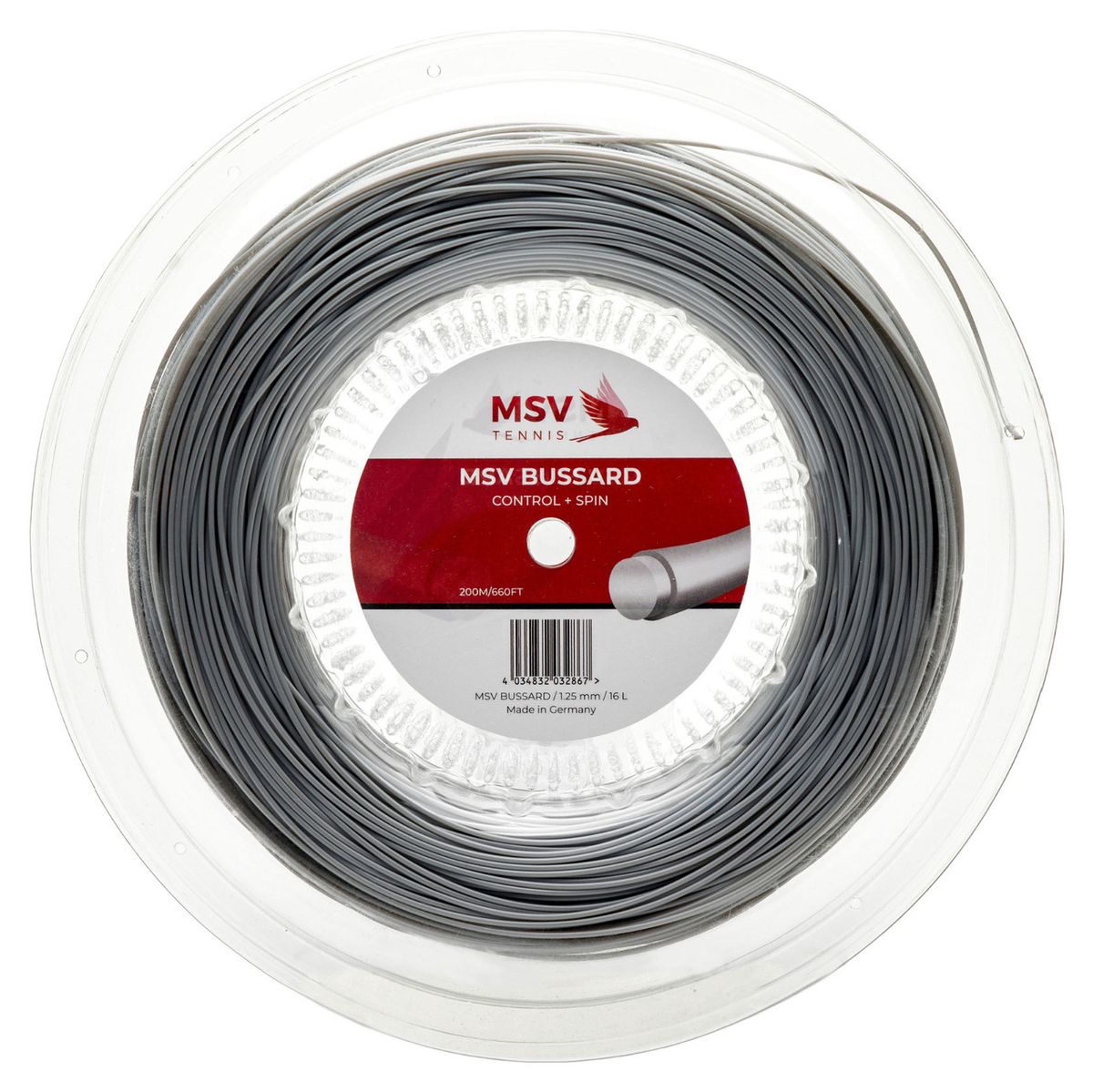 MSV Bussard 1.30mm Silver Reel - Tennis String | Shop Today. Get it ...