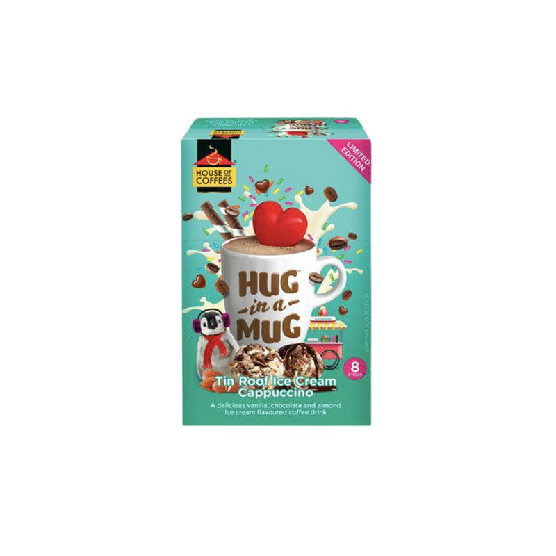 Hug In A Mug Tin Roof Cappuccino 1 X Box Of 8 Sachets 1 Individual Box Shop Today Get It