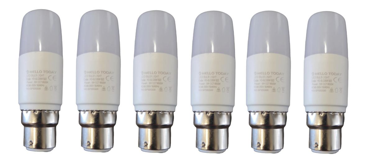 B22 LED 5W Stick Light Bulb - 6 Pack | Shop Today. Get it Tomorrow ...