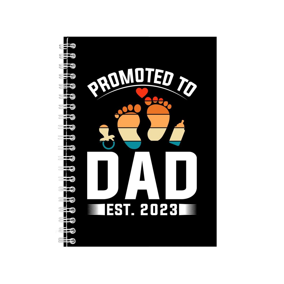 Promoted To Dad Notebook Father's Day Gift Idea A5 Notepad 137 | Shop ...